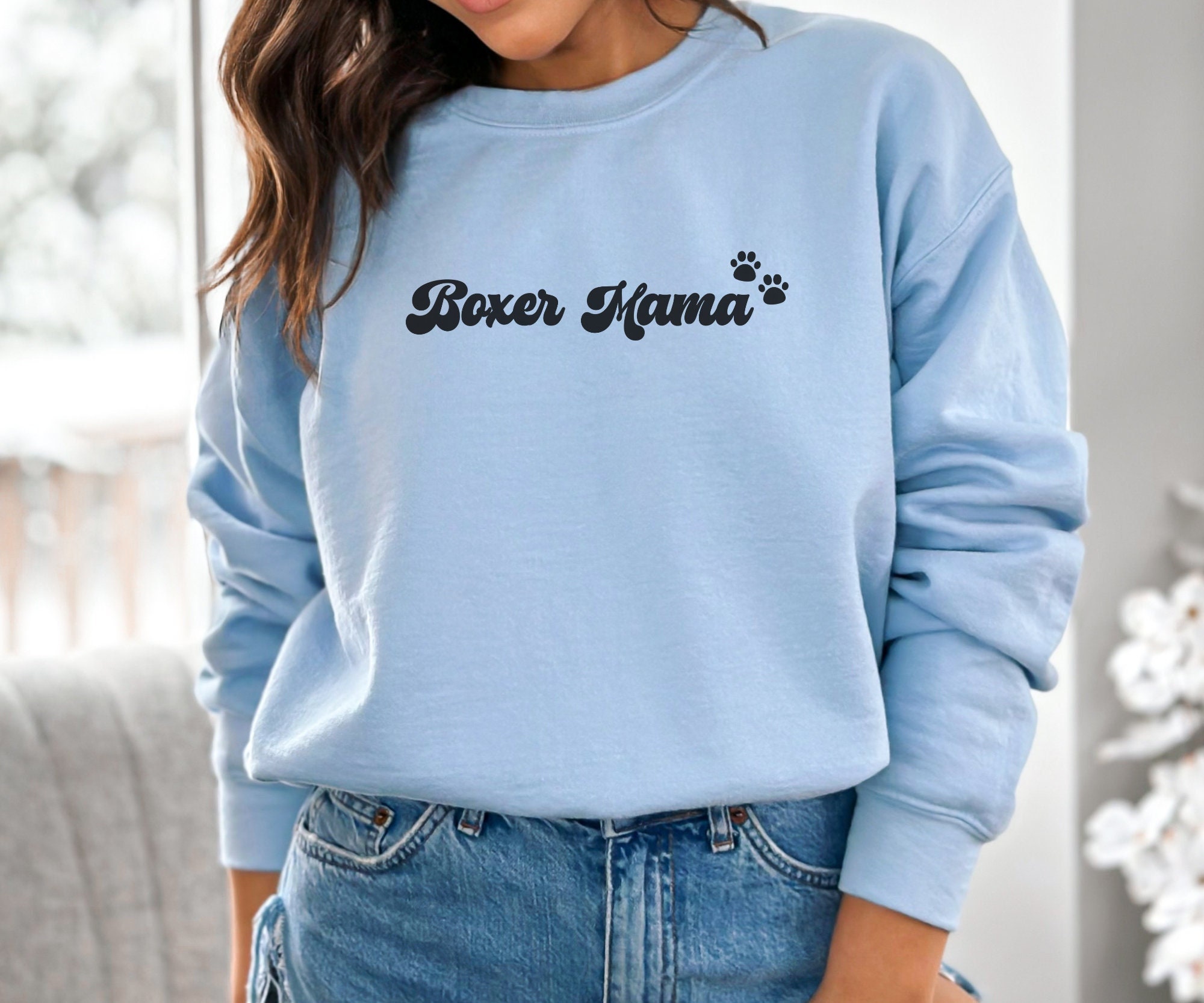 Boxer Mom Sweatshirt Boxer Dog Sweatshirt Boxer Dog Gifts - Etsy