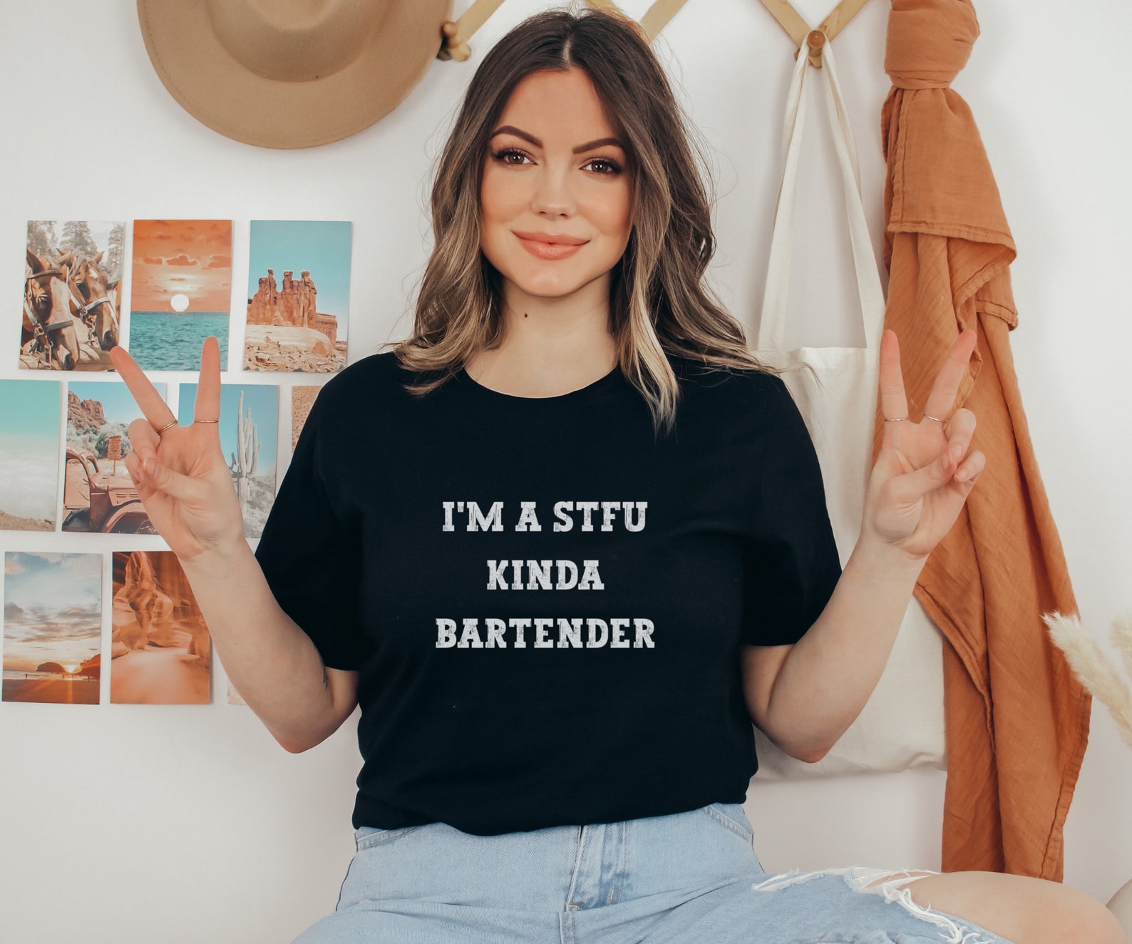 Funny Bartender Shirt, Waitress T-shirt, Waiter Tshirt, Gift for ...