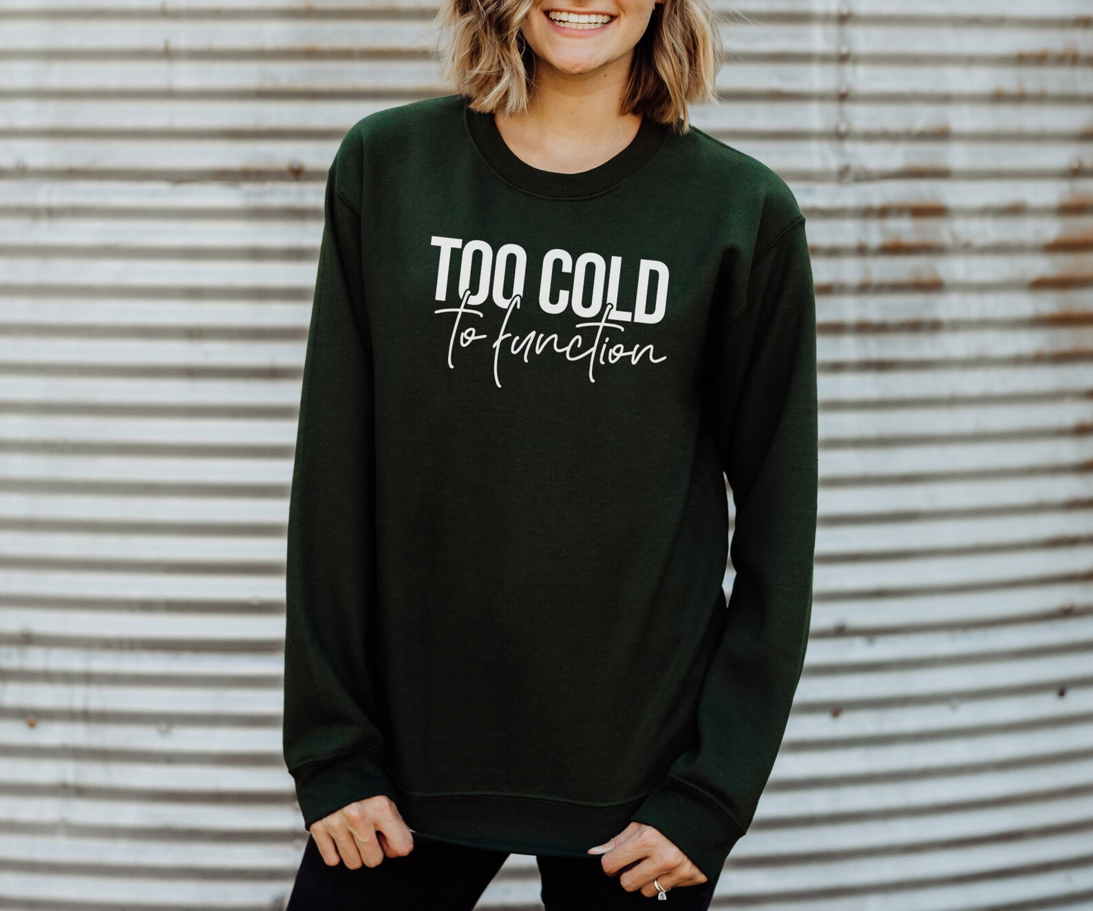 Always Cold Sweatshirt Literally Freezing Sweatshirt Winter - Etsy