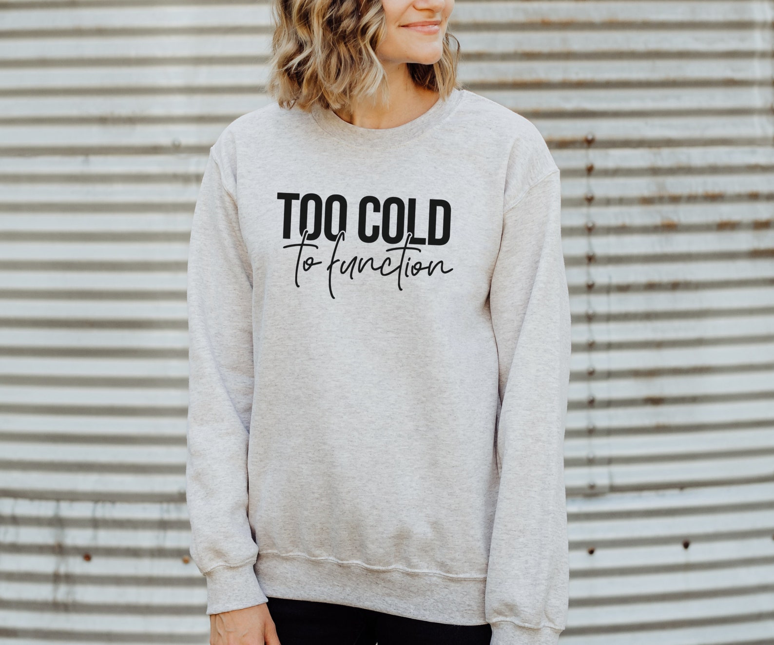 Always Cold Sweatshirt Literally Freezing Sweatshirt Winter - Etsy