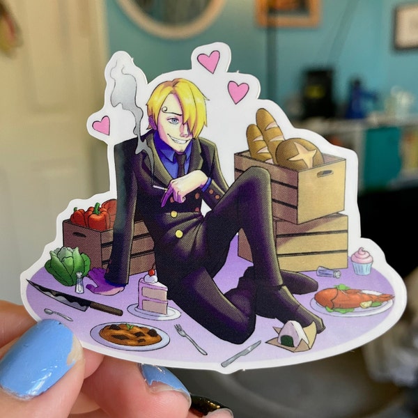 One Piece Sanji Decal - Etsy