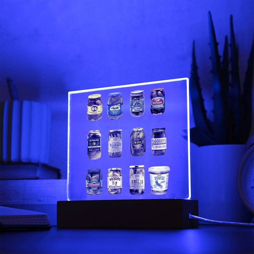 I Love Pickles Acrylic Plaque, Funny Canned Pickles Sign,pickle Lovers ...