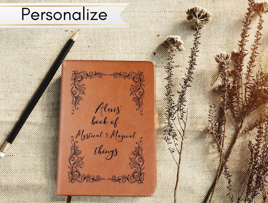 Mystical & Magical Things Personalized Journal, Spellbook, Personalized ...