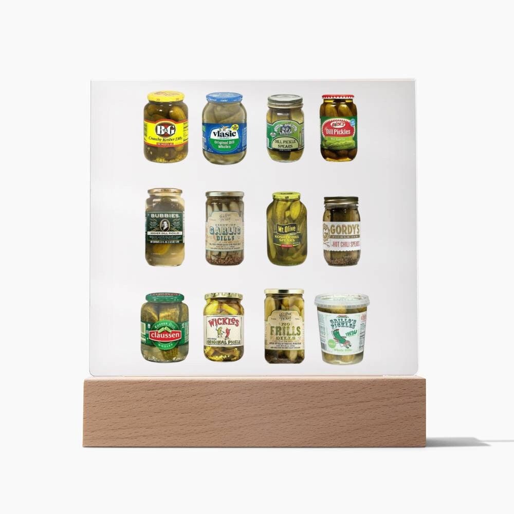 I Love Pickles Acrylic Plaque, Funny Canned Pickles Sign,pickle Lovers ...