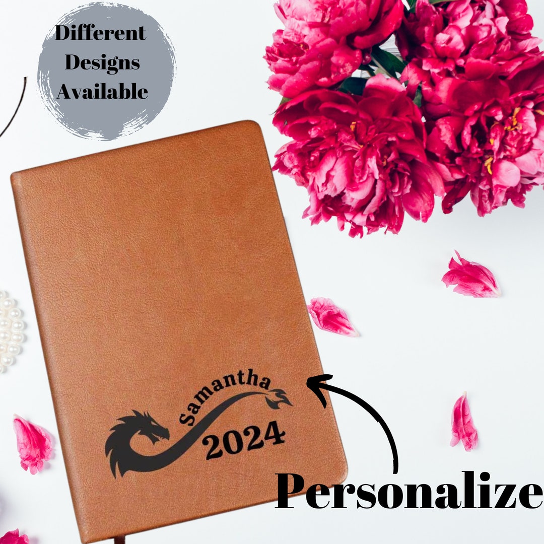 Personalized Dragon Journal, Dragon Leather Journal, Year of the Dragon ...