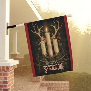 Yule Blessings Garden & House Banner - Etsy