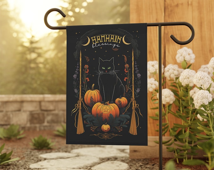 Samhain Blessings Garden & House Banner - Etsy