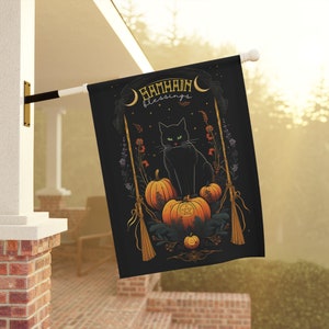 Samhain Blessings Garden & House Banner - Etsy