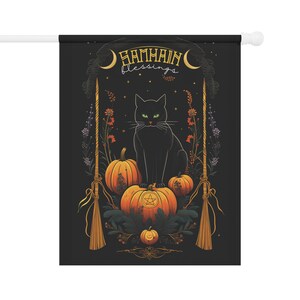 Samhain Blessings Garden & House Banner - Etsy