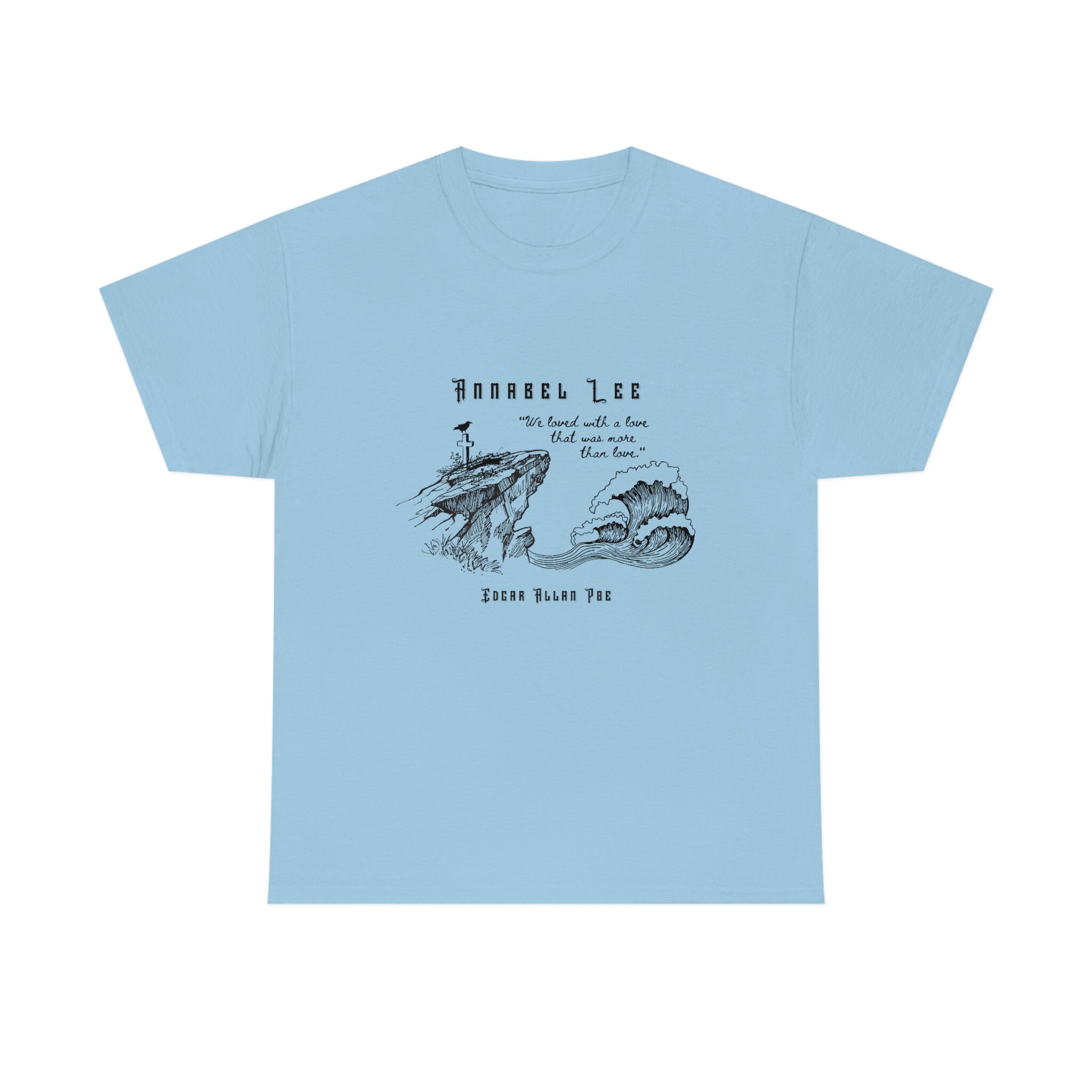 Annabel Lee by Edgar Allan Poe Unisex Heavy Cotton Tee - Etsy