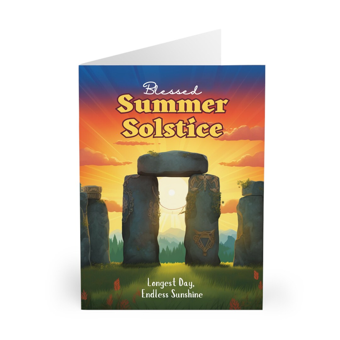 Blessed Summer Solstice Greeting Cards (5 Pack) - Etsy