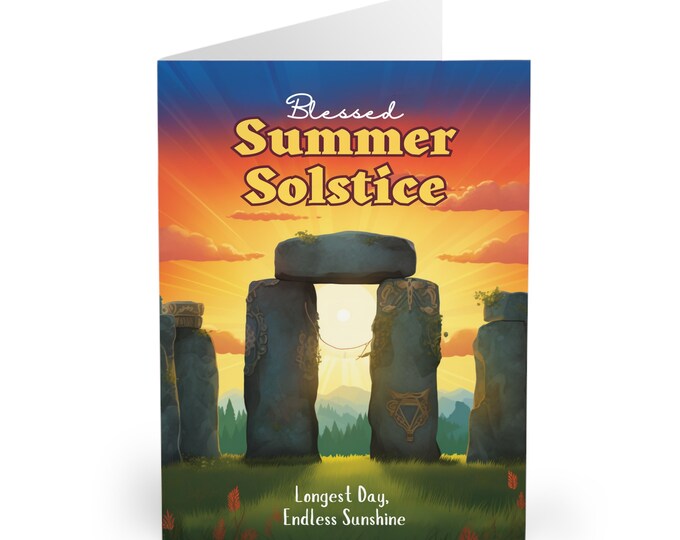 Blessed Summer Solstice Greeting Cards (5 Pack) - Etsy