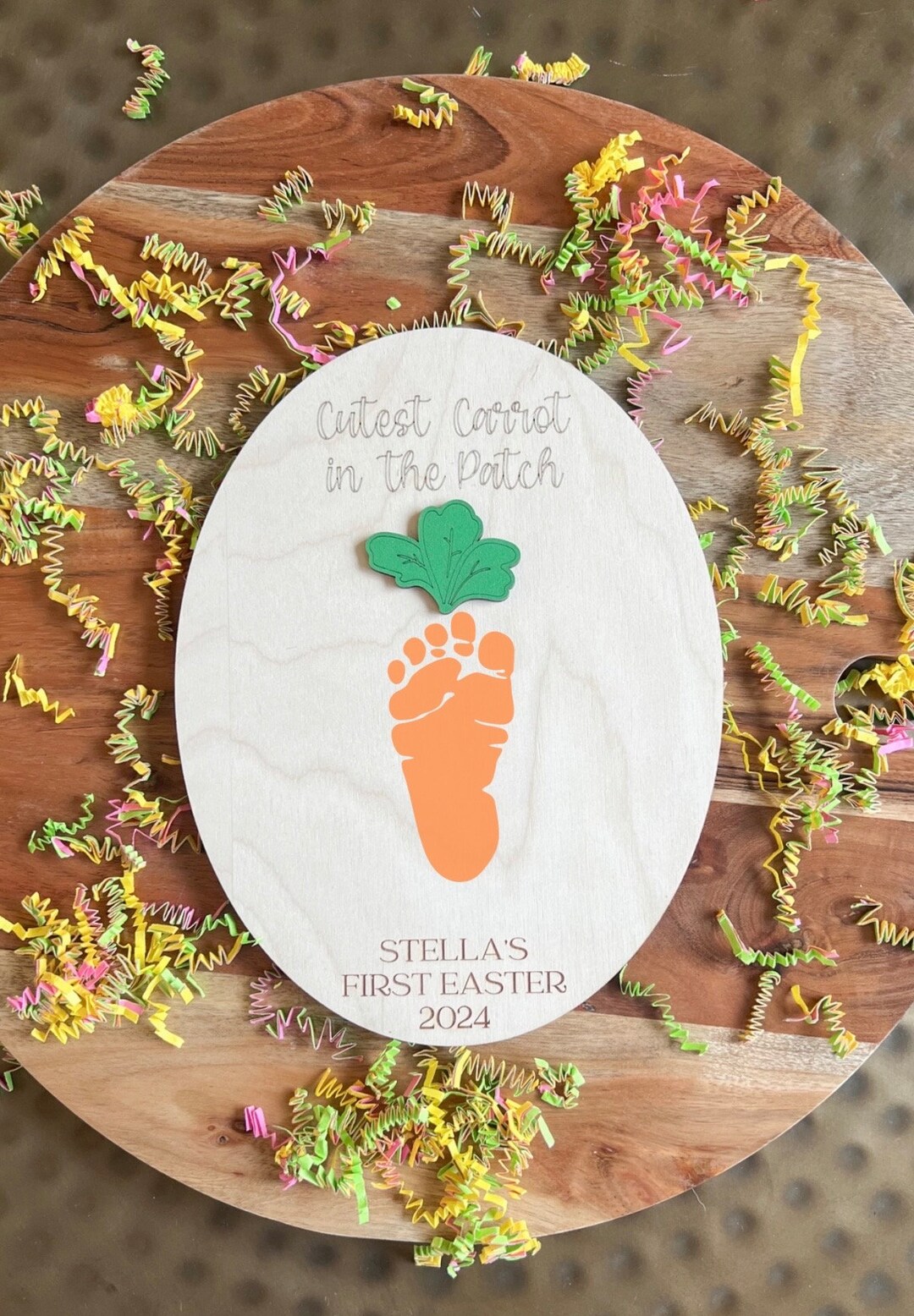 DIY Personalized Cutest Carrot in the Patch Baby’s First Easter ...