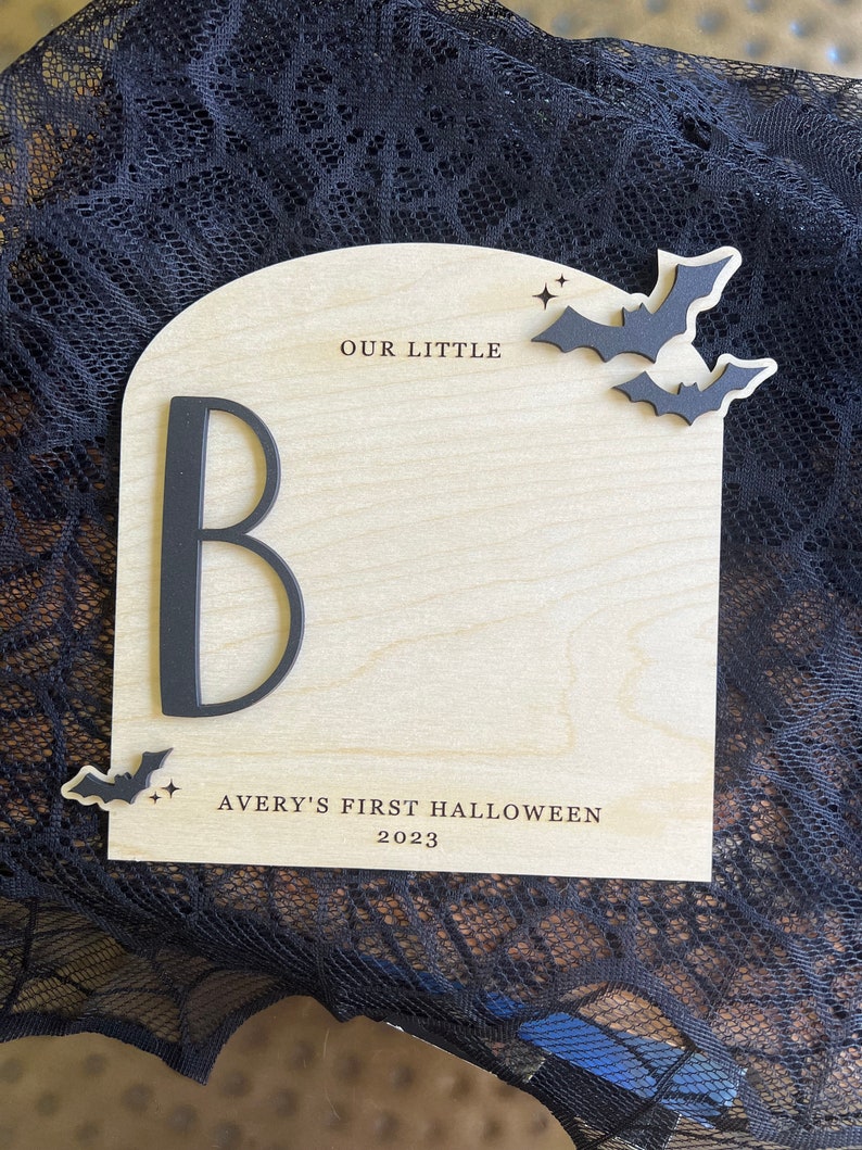 DIY Our Little Boo Baby Footprint Halloween Keepsake - Etsy