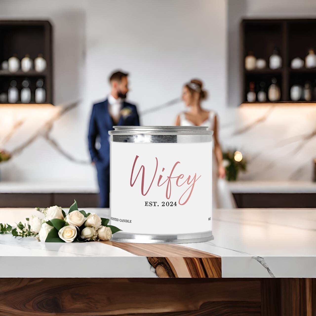 Personalized Bride Candle Gift , Wedding Candle Gift, Bridal Shower ...