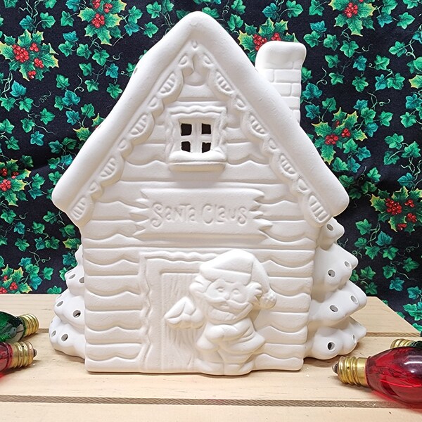 Ceramic Bisque Santa - Etsy