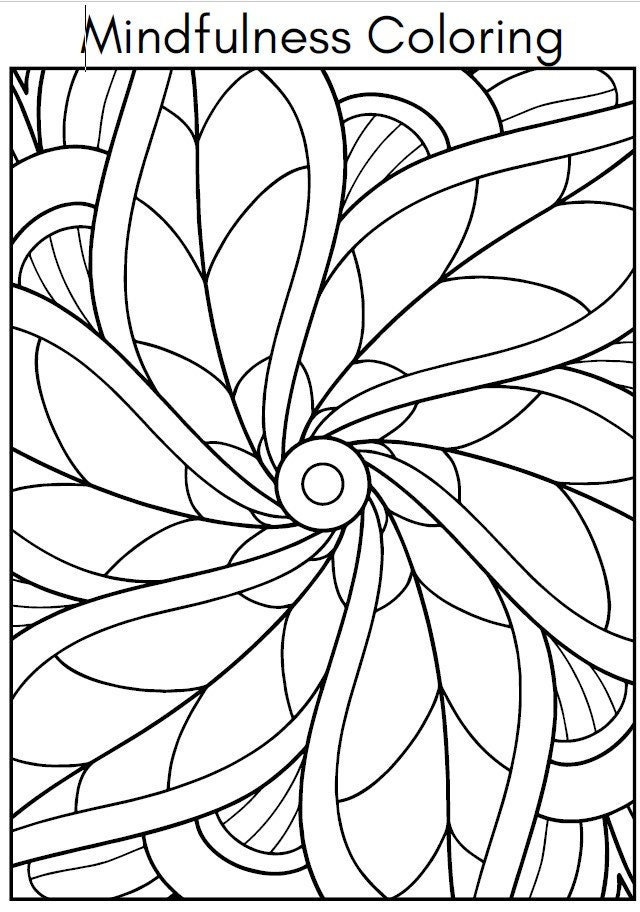 Mindful Colouring Book - Digital Download - Etsy