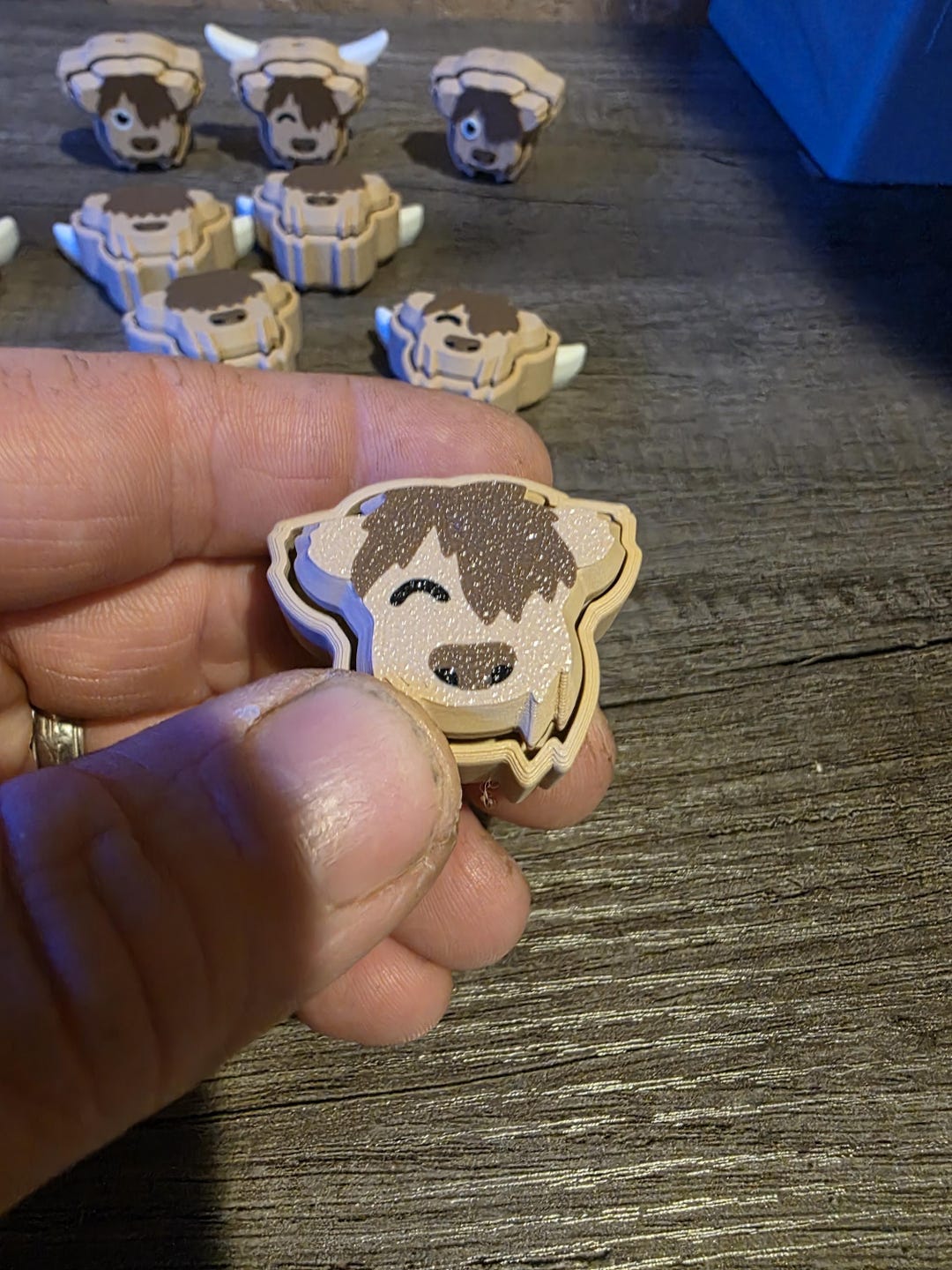 Highland Cow Fidget Clickers 3d Printed - Etsy