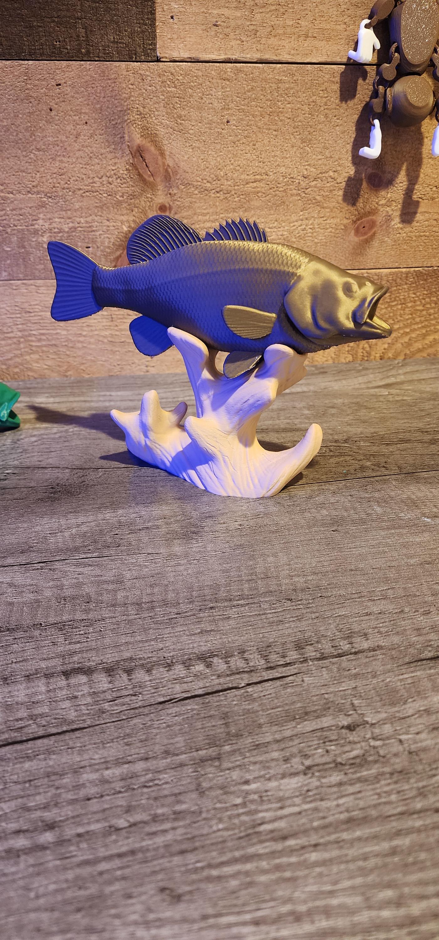 3d Printed Bass With Stand - Etsy
