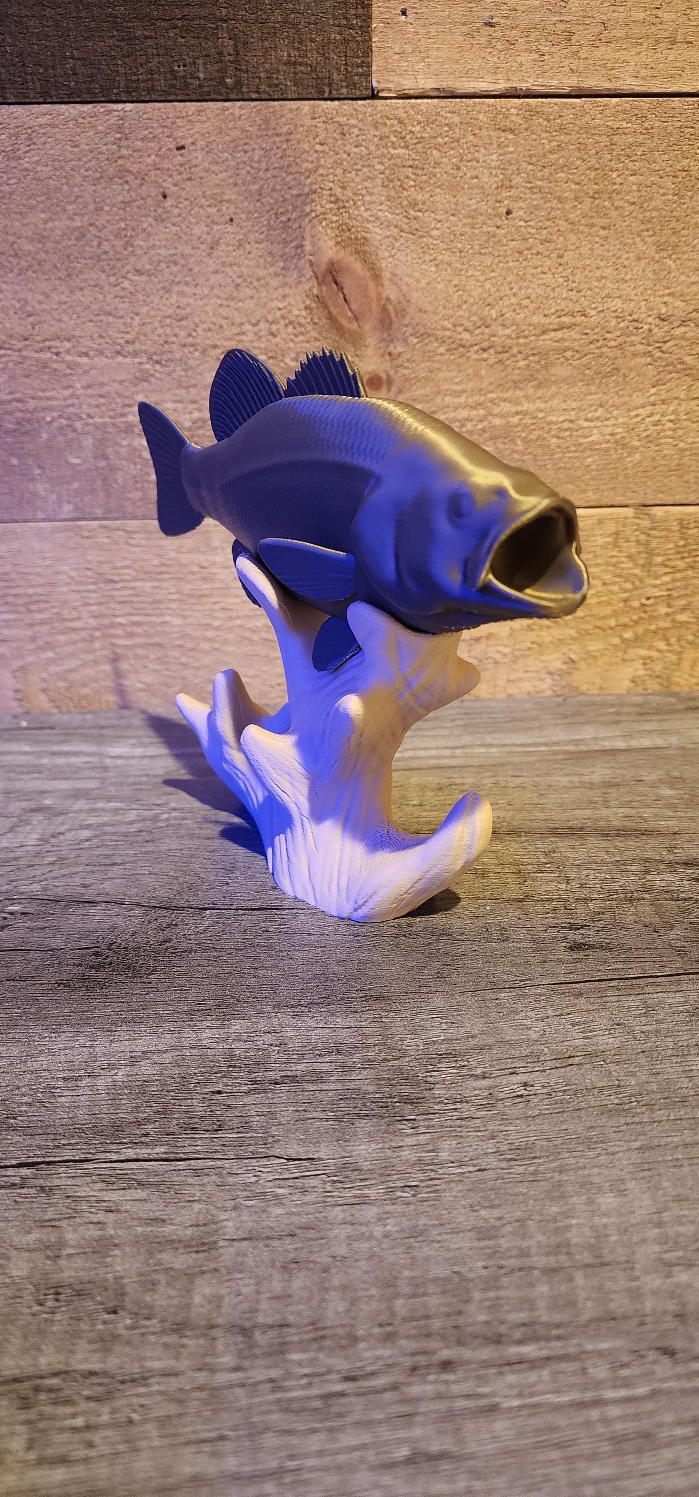 3d Printed Bass With Stand - Etsy
