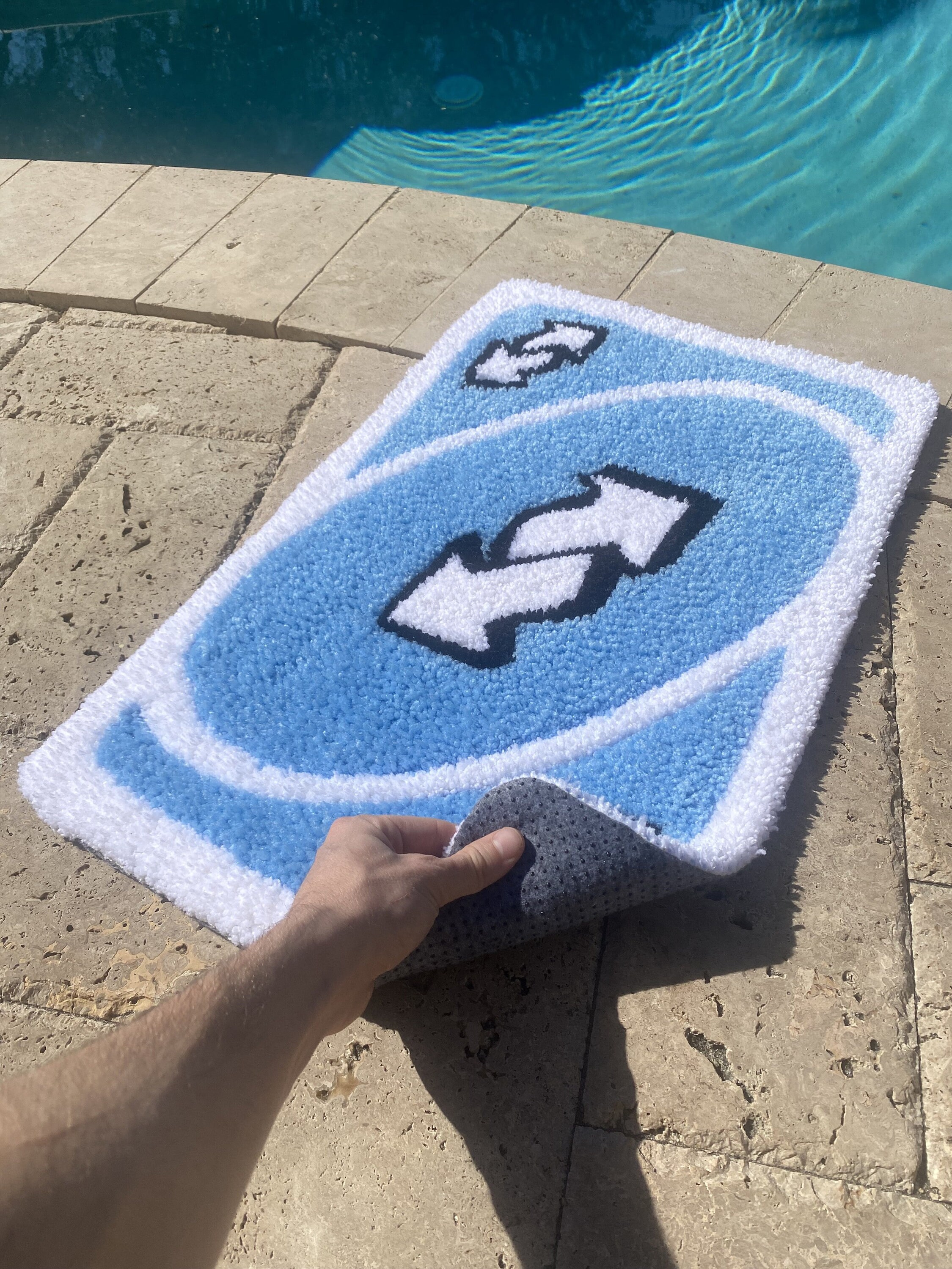 Uno Reverse Card Rug 3D Handmade Tufted Wall and Floor Rug - Etsy