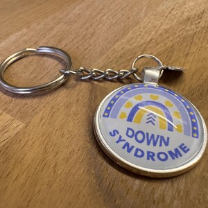 Awareness Keyring With Made With Love Charm, Disability, Hidden ...