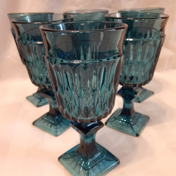 Blue Drinking Goblets - Etsy
