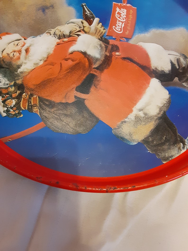 Vintage Coca-cola santa Around the World Holiday - Etsy