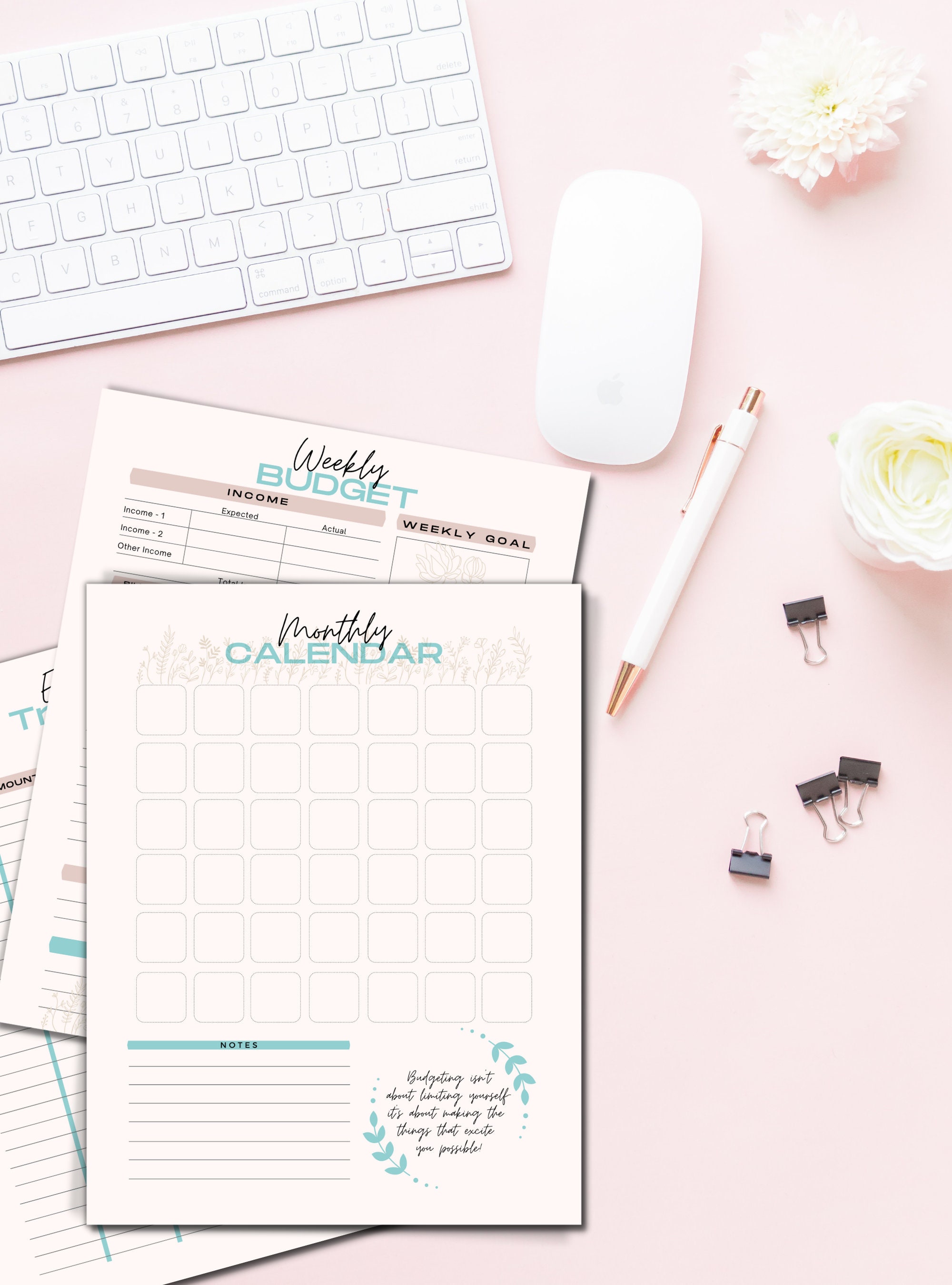 Printable Budget Bundle, Aesthetic Budget Planner - Etsy