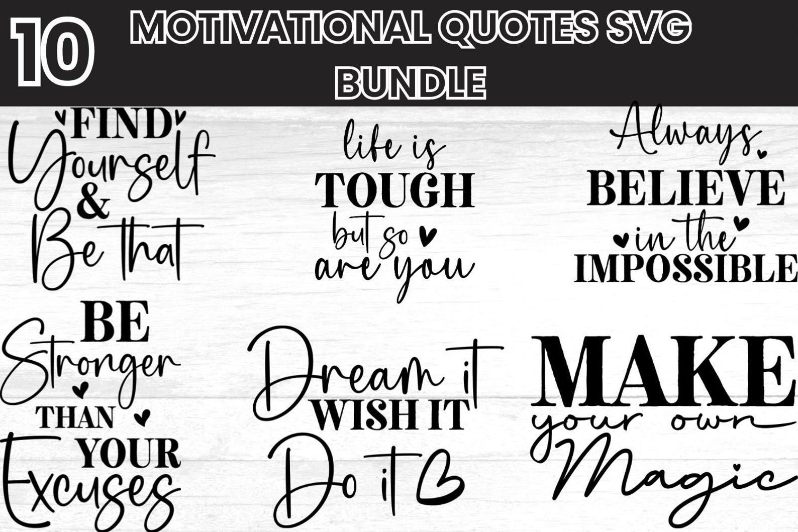Motivational Quotes Svg Bundle Success Quotes SVG Bundle, Motivational ...