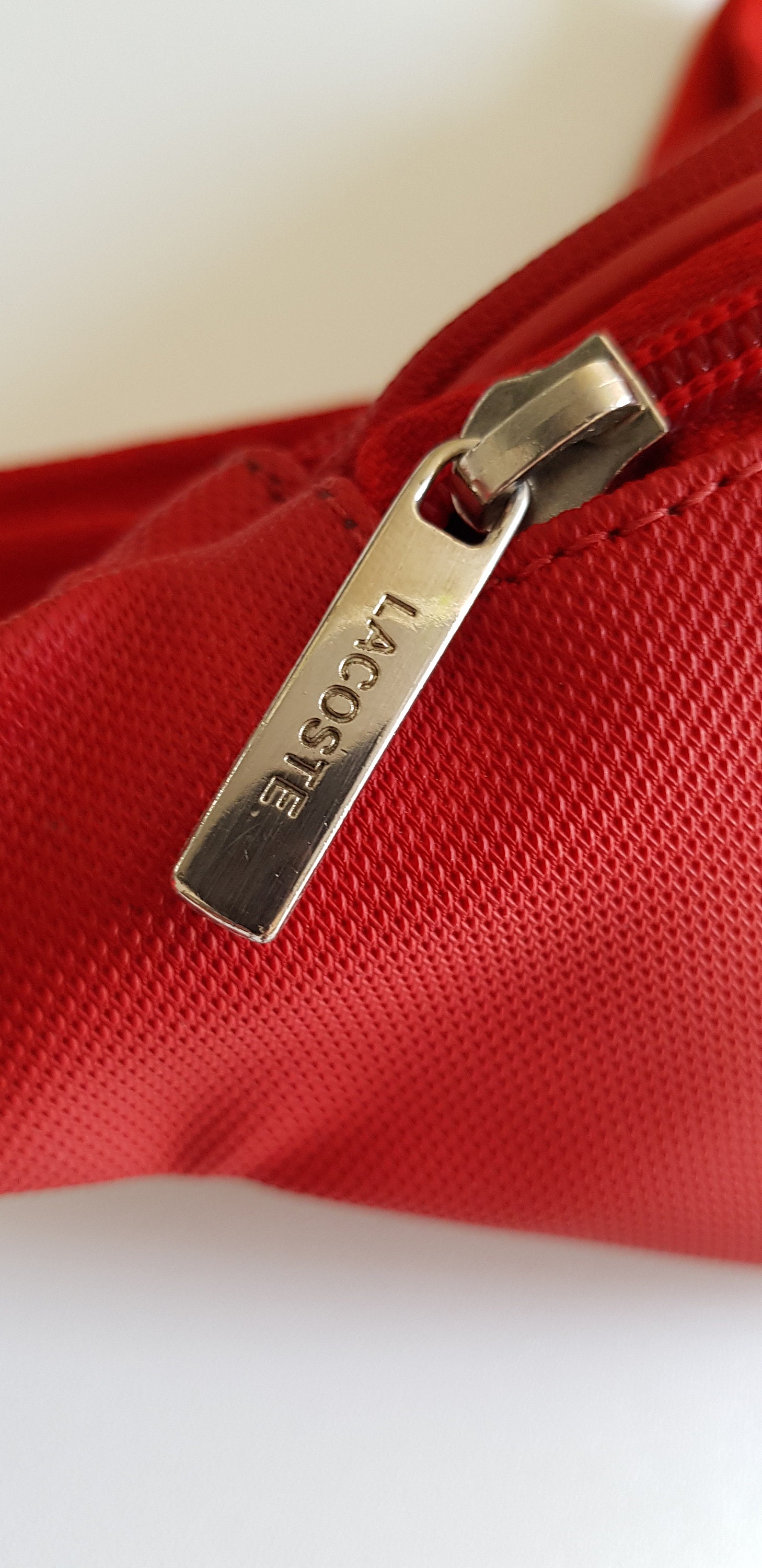 Lacoste Red Belt Bag - Etsy