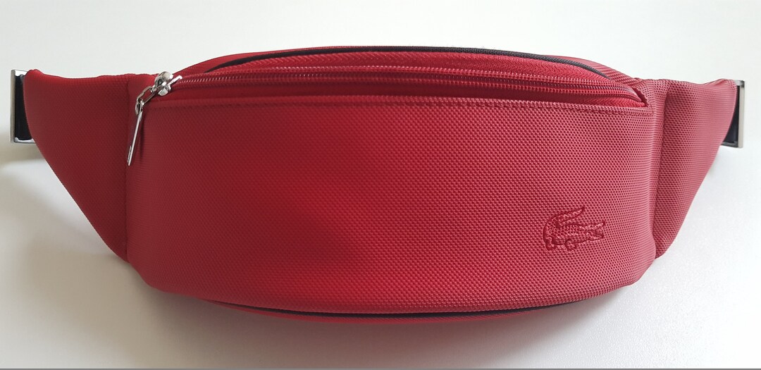 Lacoste Red Belt Bag - Etsy