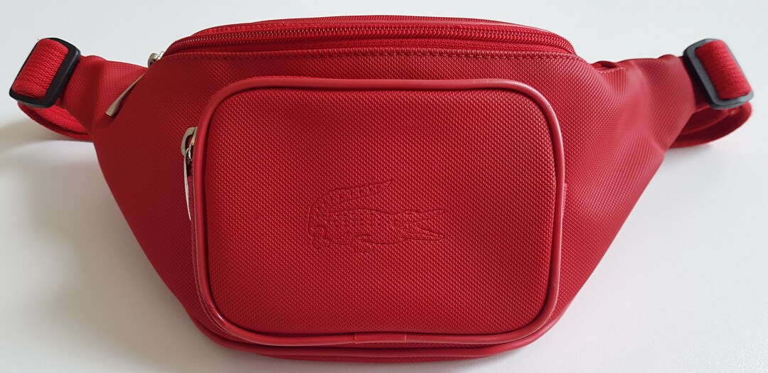 Lacoste Red Belt Bag - Etsy