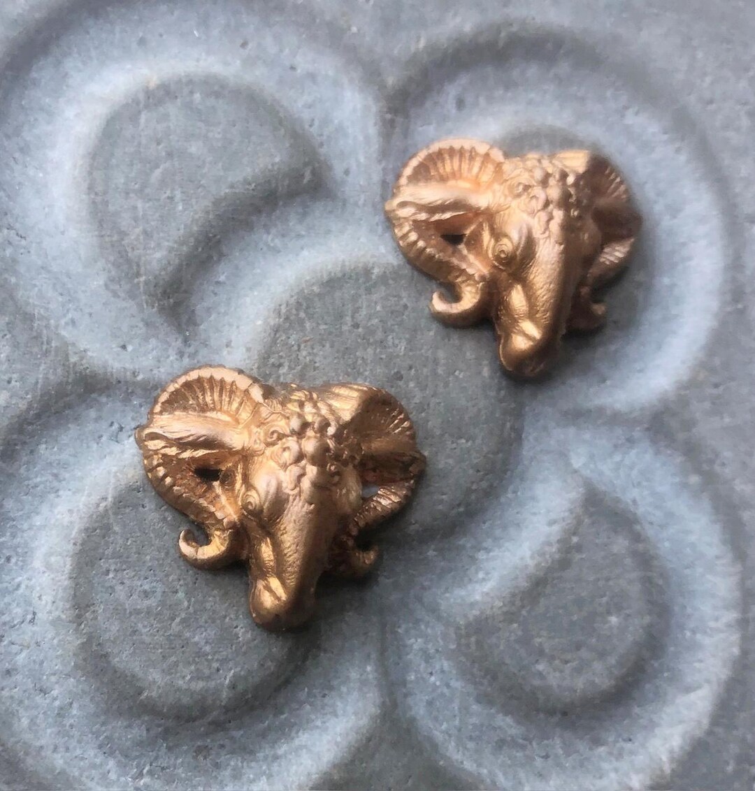NAPOLEON III Decoration - Ram Head, Circa 1880, France - Etsy