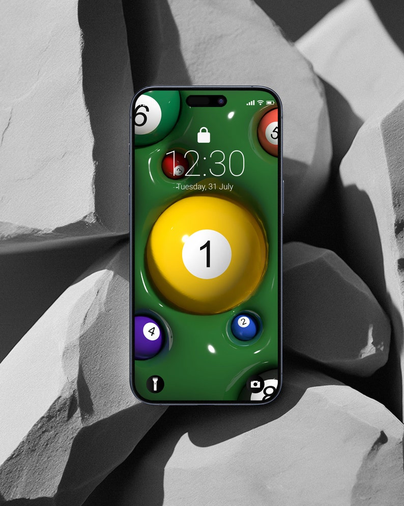 Inflated Poll Balls iPhone Wallpaper Digital Download, Poll Lover ...