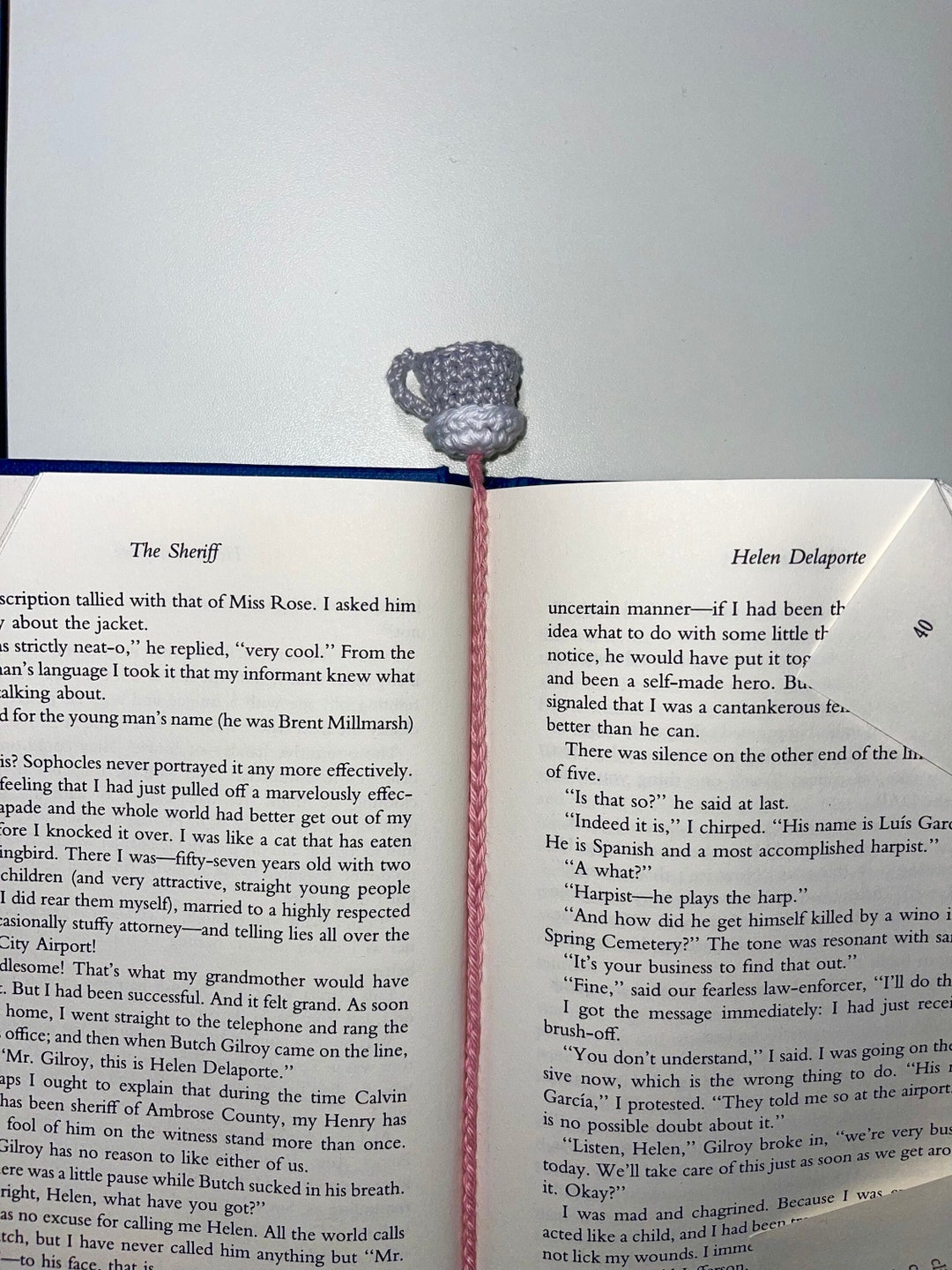 Coffee Cup Bookmark Crochet, Book Mark, Gift for Book Lovers, - Etsy