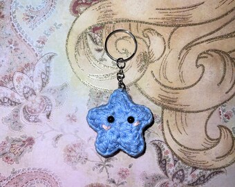 Kawaii Star Crocheted Keychain, Amigurumi , Cute Bag Charm, Accessories ...
