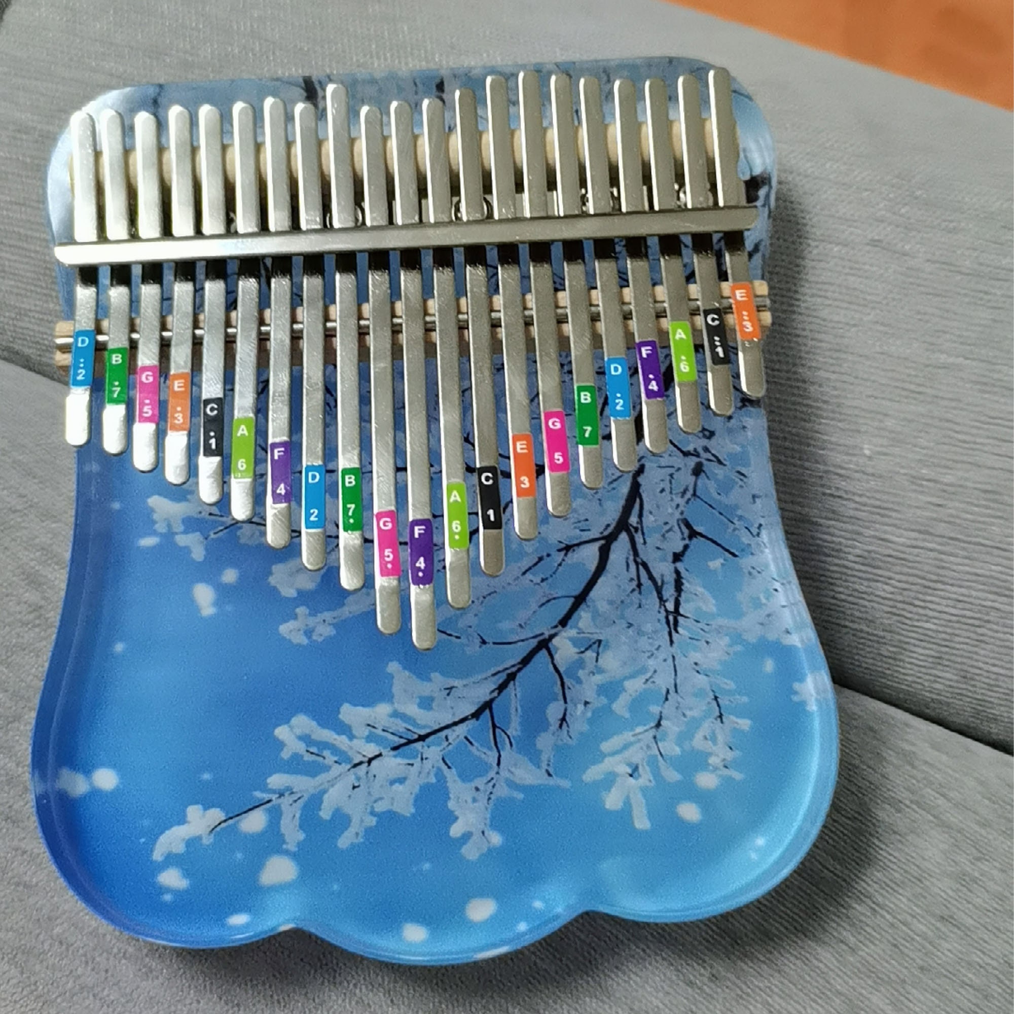 21-note Finger Piano Kalimba Crystal Thumb Piano Finger - Etsy