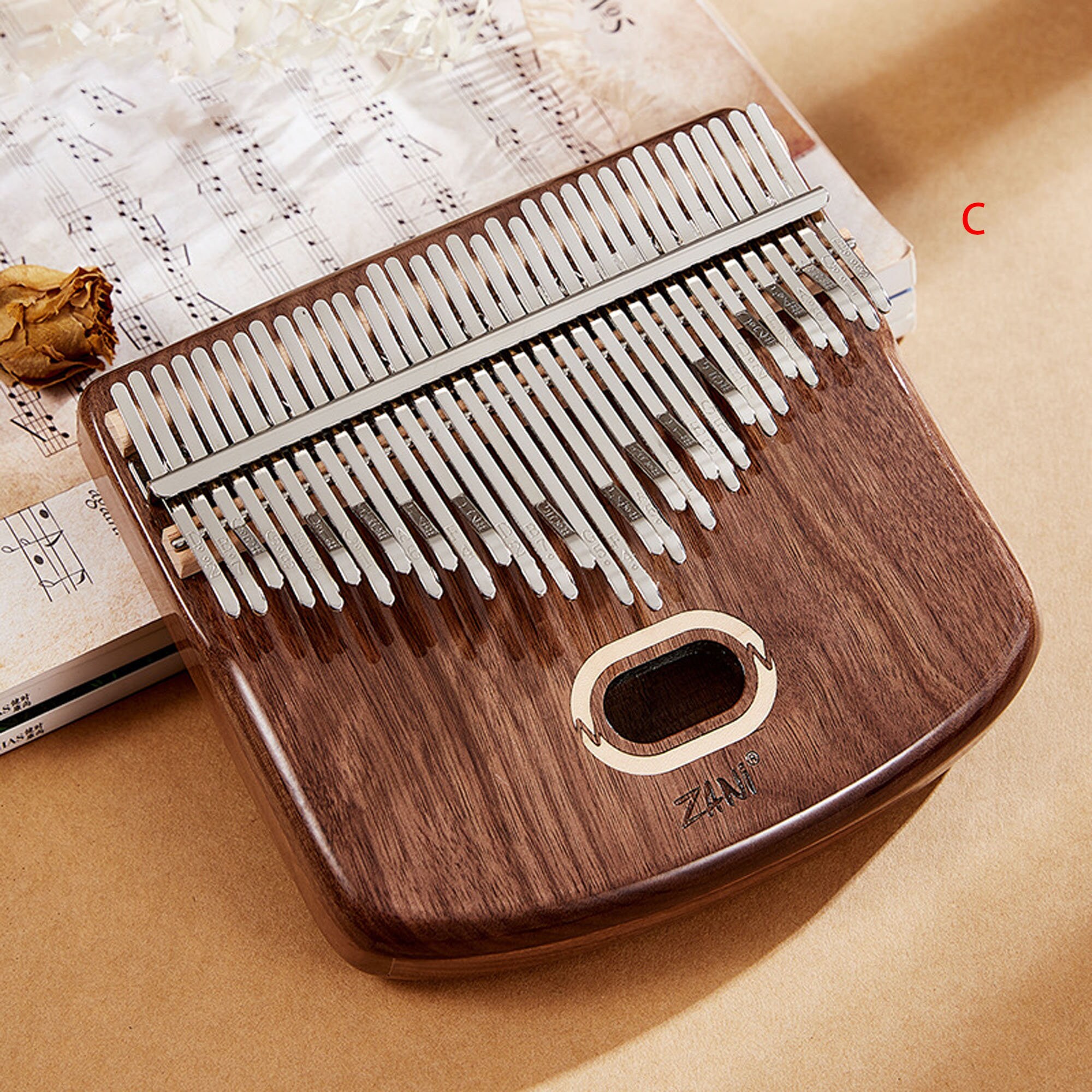 Thumb 34, Kalimba, Single Board Finger Piano, Beech Kalimba, Musical ...
