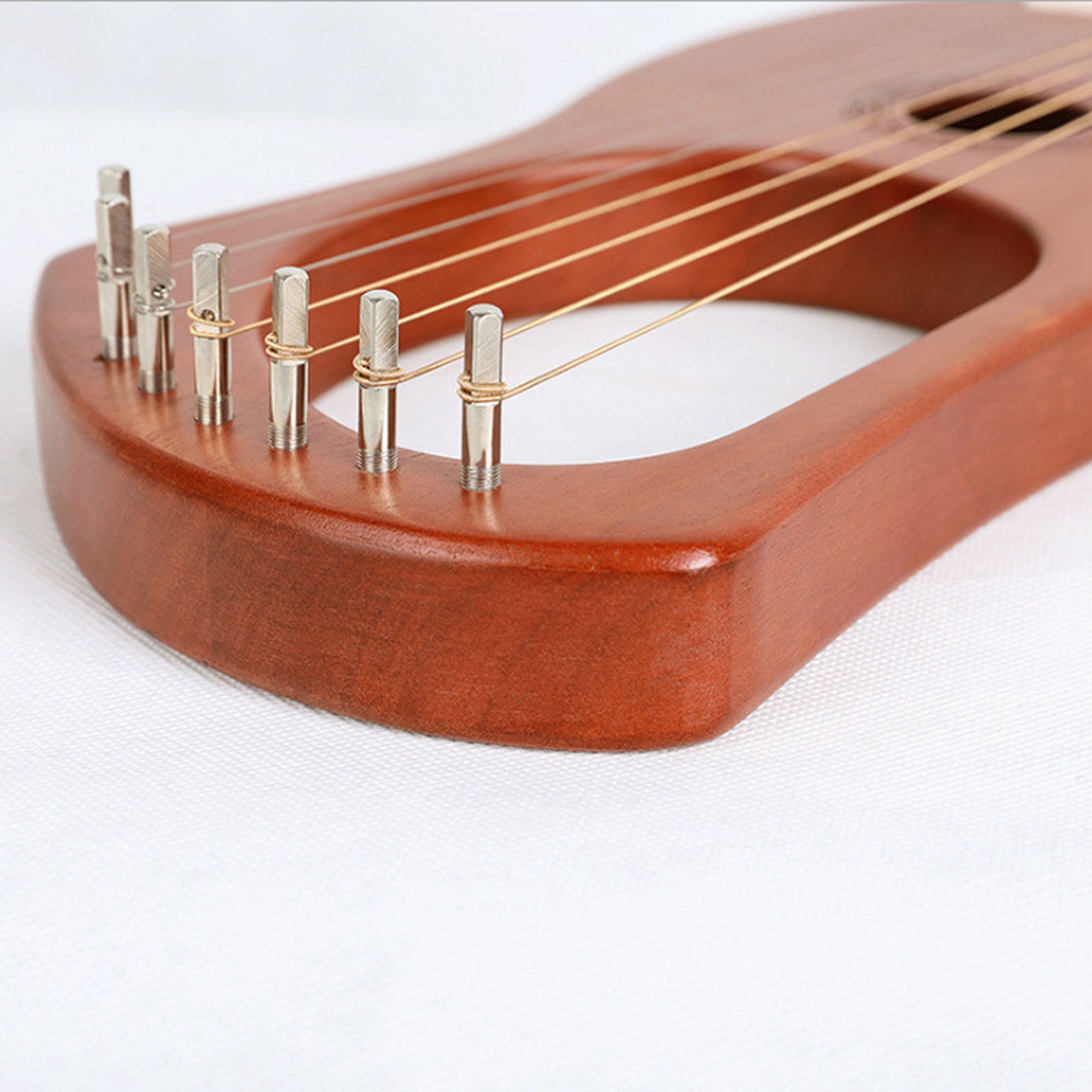 Lyre Harp, Mahogany Harp, Vintage 7-string Harp,classical Lyric Harp ...