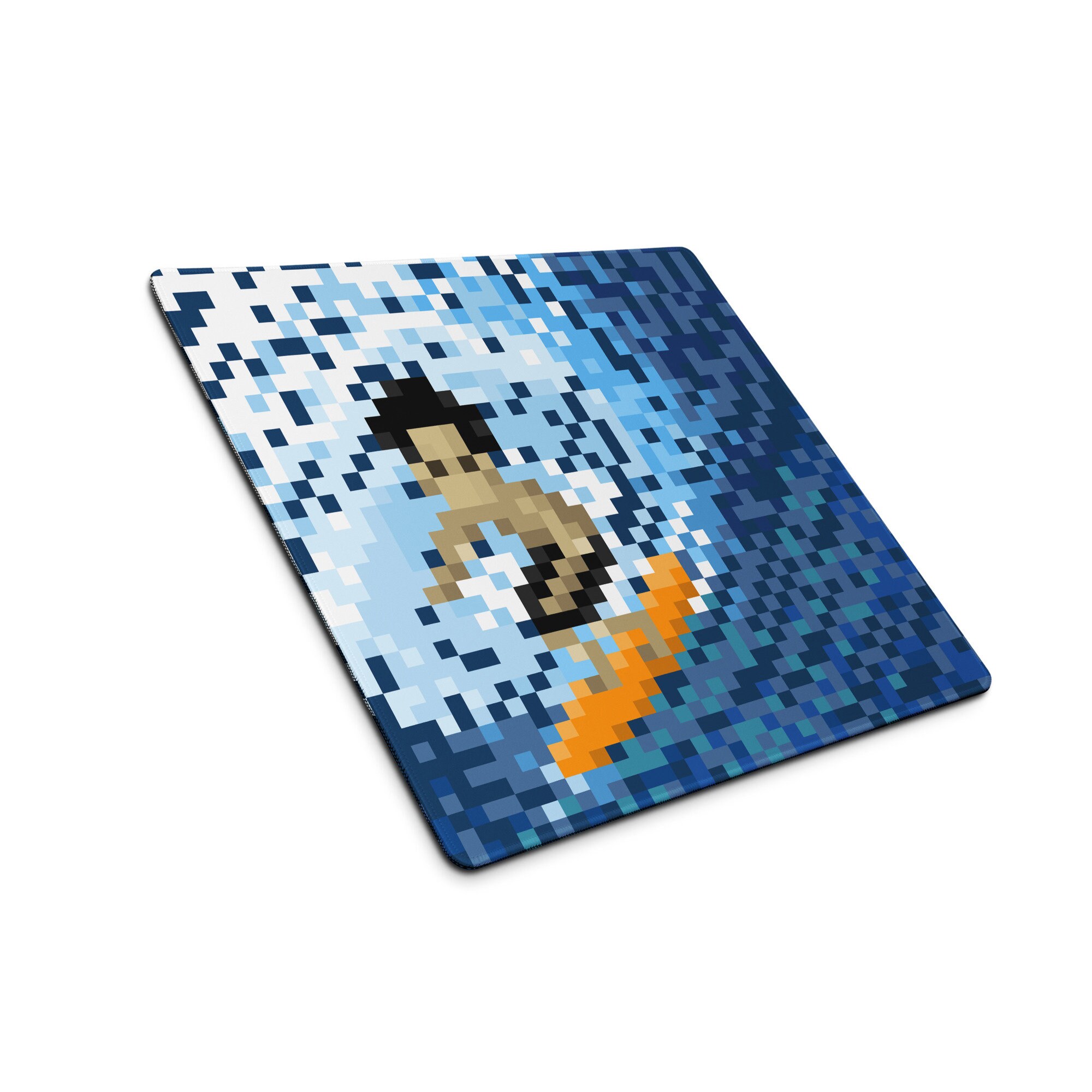 Rad Pixel Art Surfer Large Gaming Mouse Pad, 18 X 16 Surfing Mousepad ...