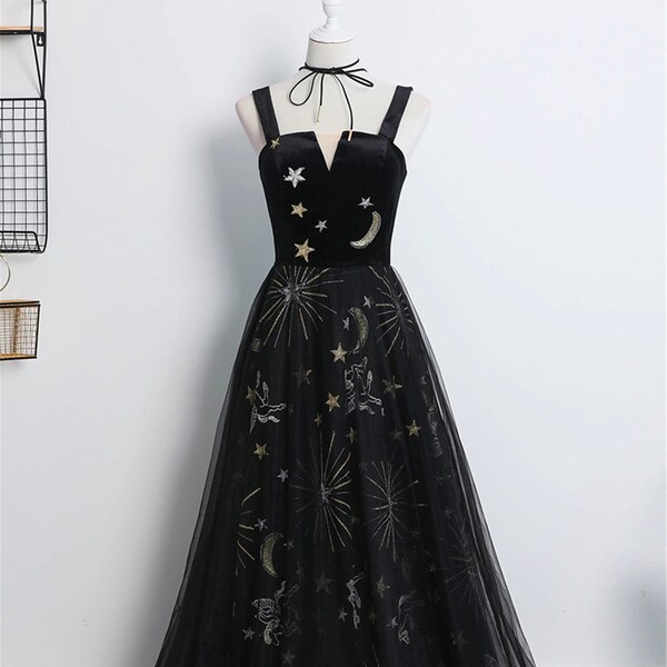 Gothic Prom Dress - Etsy