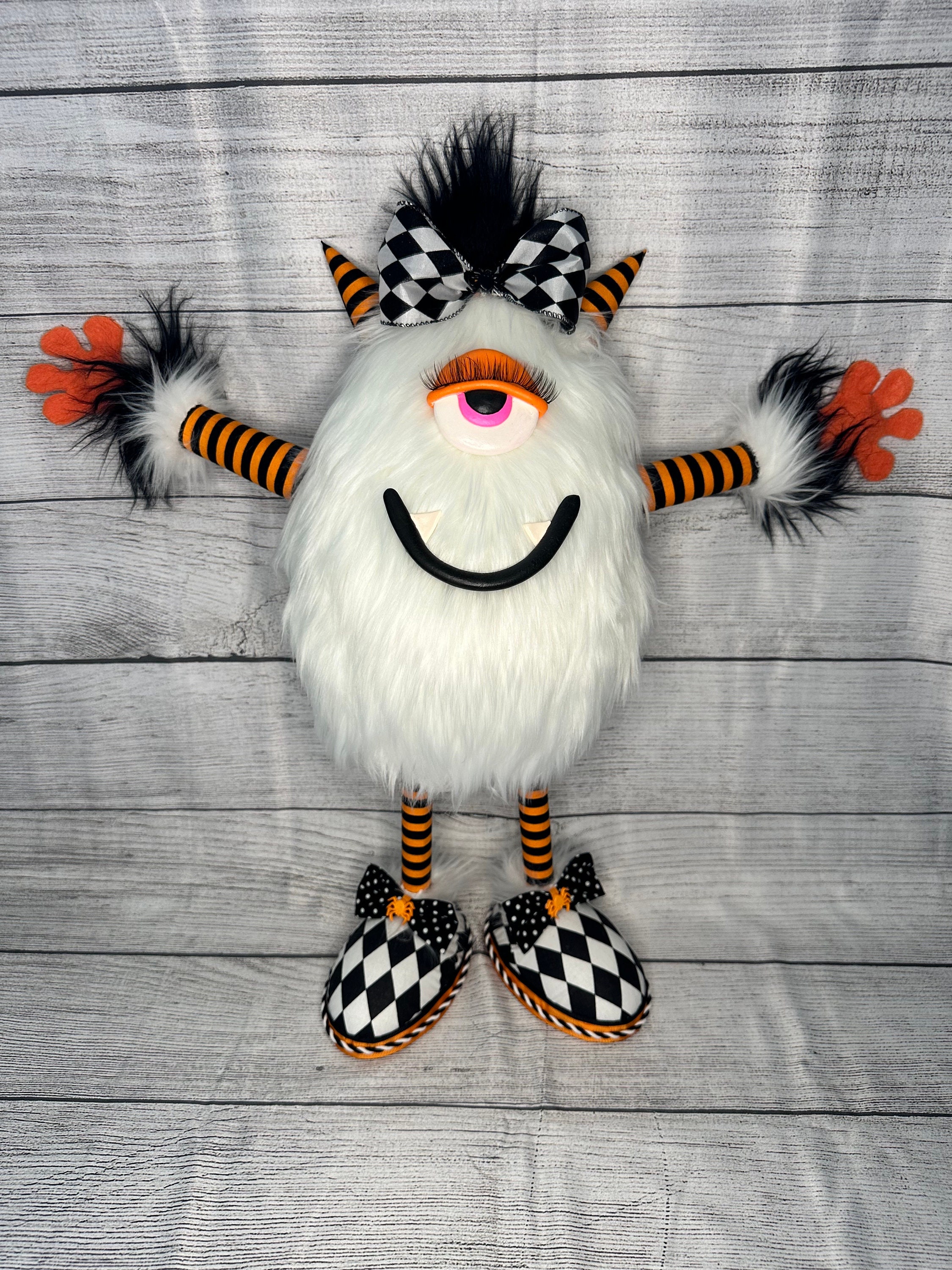 Pre-order Custom Monster Wreath Attachment, Halloween, Scary, Fur ...