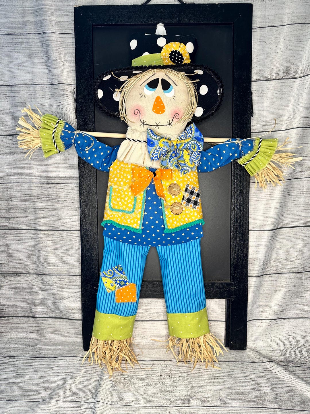 Custom Pre-order Scarecrow Wreath Attachment - Etsy