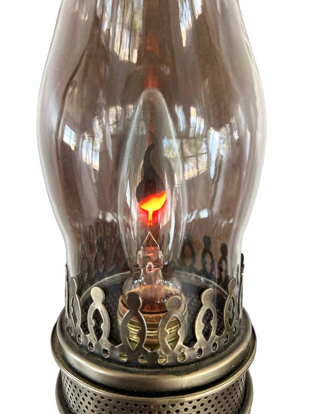 Vintage Electric Wall Scone Light Wood Glass Flute - Etsy