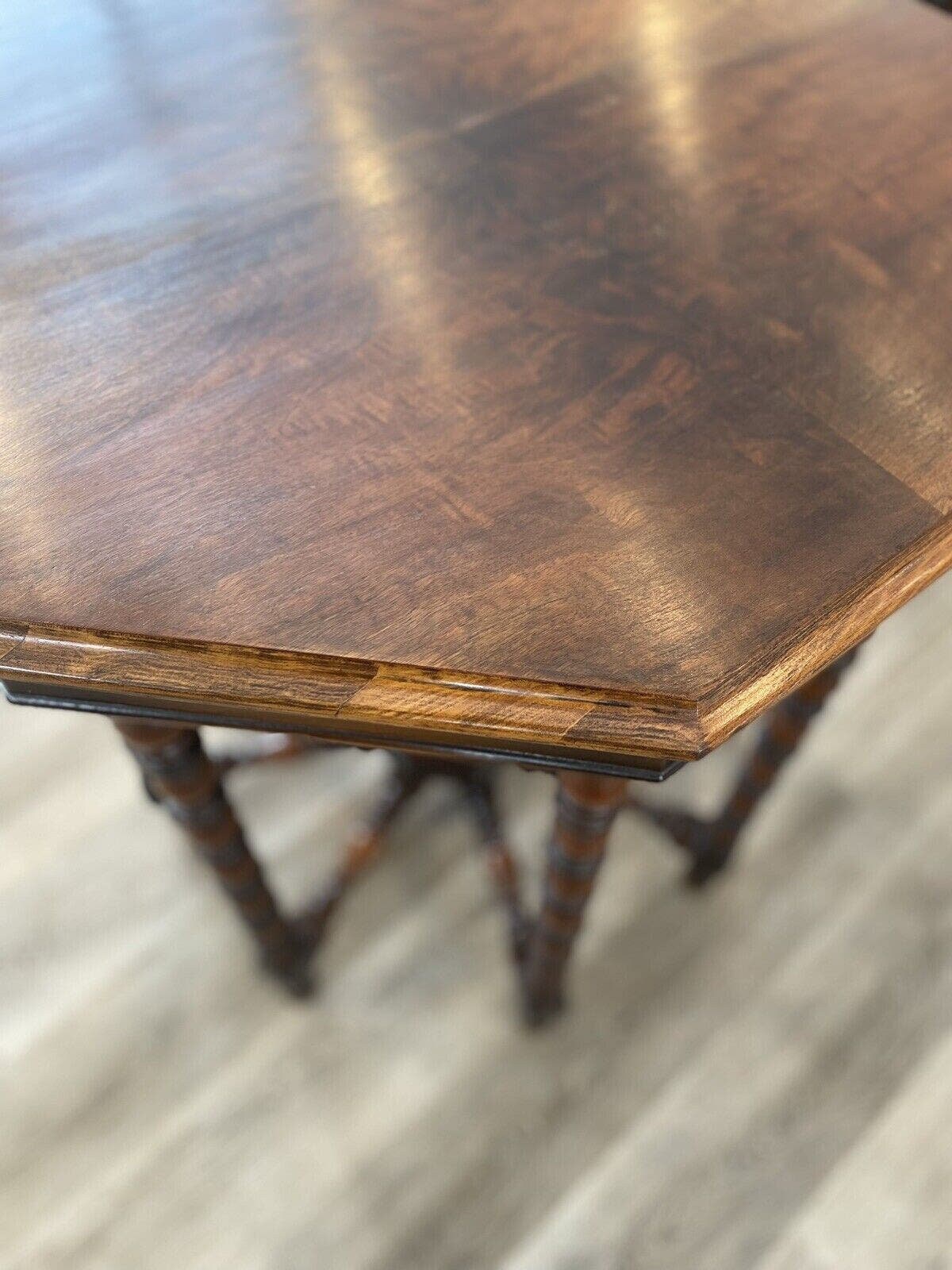 Eight Legged Octagonal Spindle Legs Table - Etsy