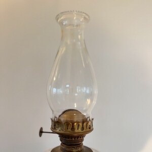 Rare Victorian Embossed Glass Pedestal Oil Lamp - Etsy