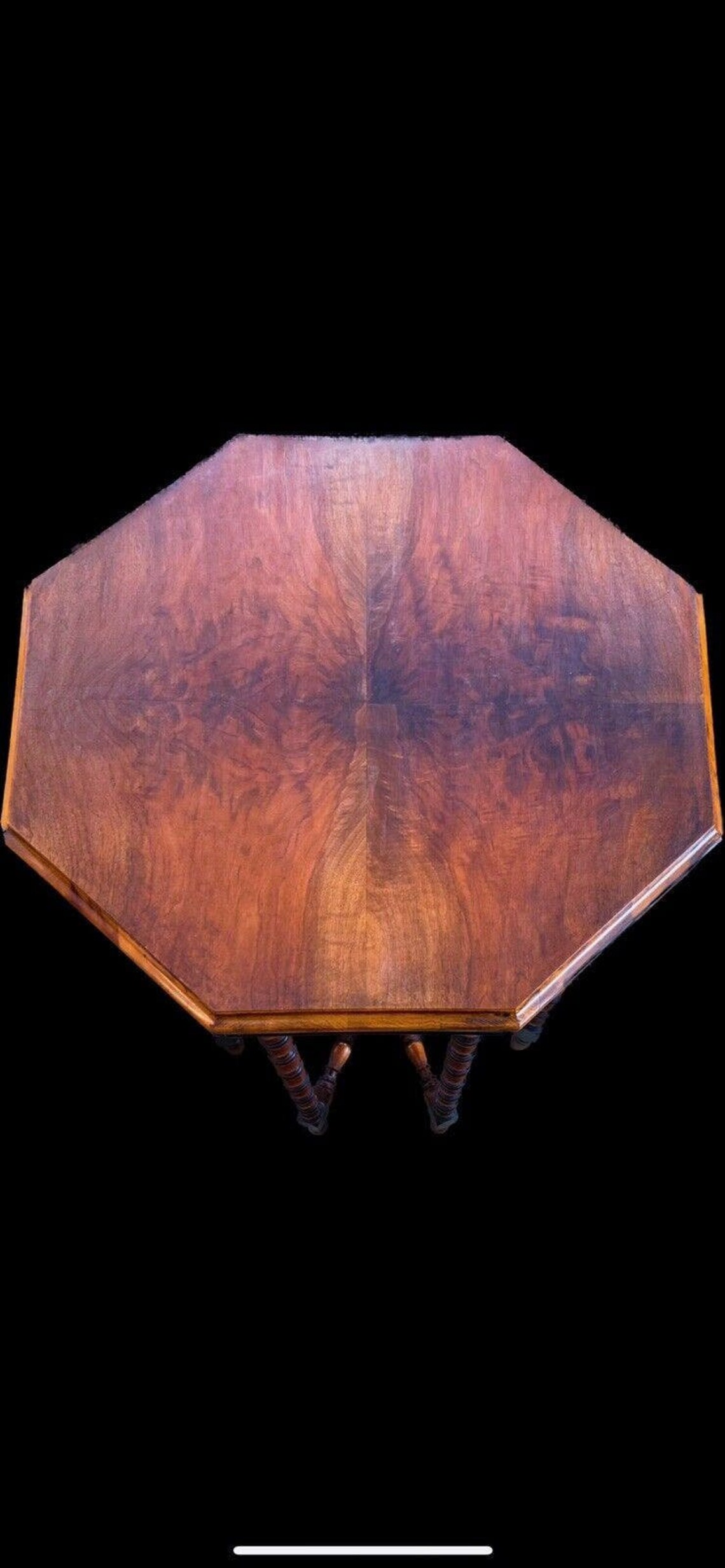 Eight Legged Octagonal Spindle Legs Table - Etsy