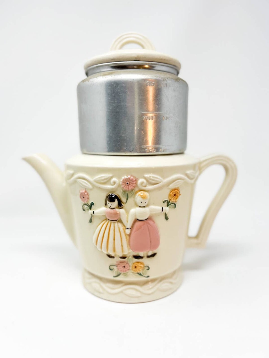 1930s Vintage Porcelier Vitreous Percolator Coffee Pot - Etsy