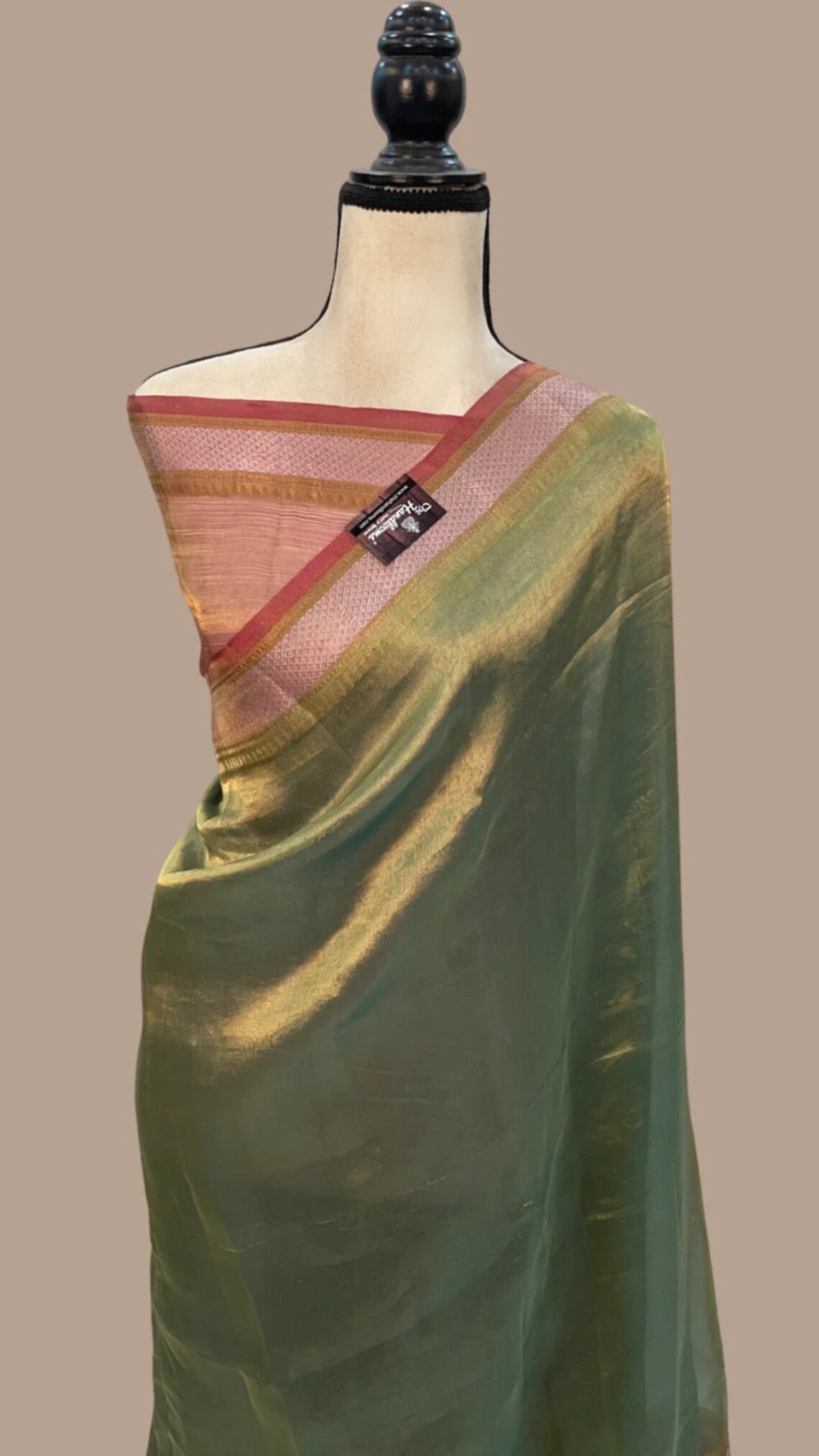 Pure Kora Tissue Handloom Banarasi Saree - Etsy